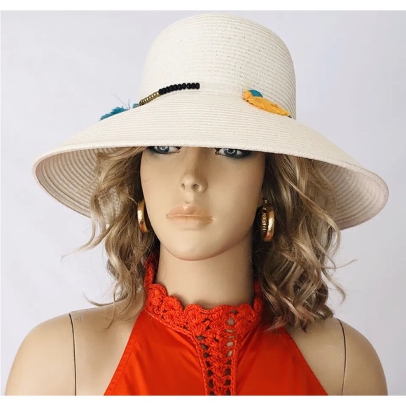 unbranded | Accessories | New Bucket Straw Hat Hepburn Style Sun Proof ...